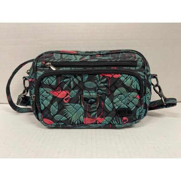 lug | Bags | Womens Lug Carousel Floral Flamingo Crossbody Purse ...